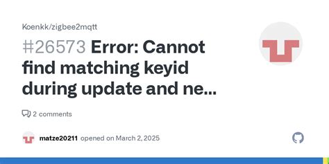 Error Cannot Find Matching Keyid During Update And New Installation