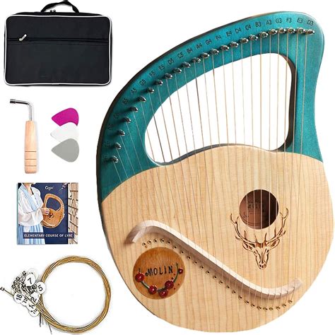 Sirao Lyre Harp 21 Strings Mahogany Wood Nepal Ubuy