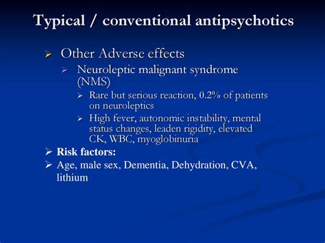 Typical Conventional Antipsychotics Online Presentation