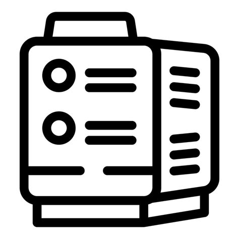 Portable Power Generator Providing Electricity Backup During Outages 47437671 Vector Art At Vecteezy