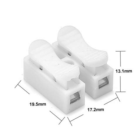 Conectores De Cable Eléctrico De 2 Y 3 Pines Ch2 Ch3 Bloqueo De