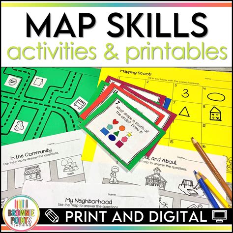 Map Skills Activities And Printables Brownie Points Teaching Shop