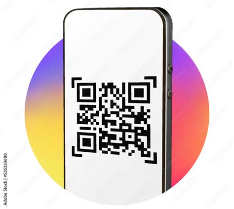 Code Scan Icon Digital Mobile Smart Phone With Qr Code Scanner On Smartphone Screen For Payment