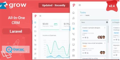 Grow CRM V Laravel Project Management Queue Index Web Solutions