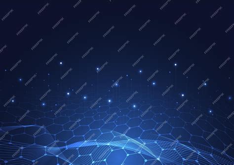 Premium Vector Abstract Technology Innovation Communication Concept Digital Blue Design