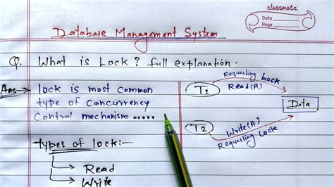 Dbms Locking Protocols What Is Lock Dbms Youtube