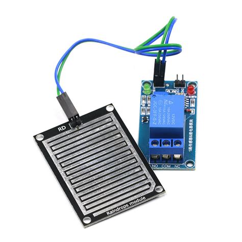 Dc 12v Snow Raindrops Detection Sensor Module Rain Weather Module Humidity For Arduino Relay