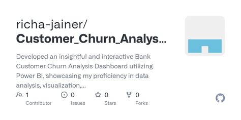 GitHub Richa Jainer Customer Churn Analysis Dashboard Developed An Insightful And Interactive