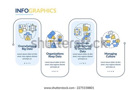 database governance challenges rectangle infographic template stock
