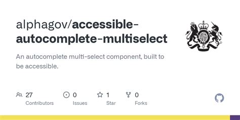 Github Alphagovaccessible Autocomplete Multiselect An Autocomplete