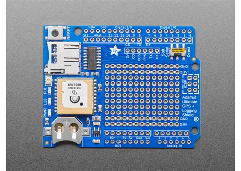 Adafruit Ultimate Gps Logger Shield Para Arduino Adafruit 1272