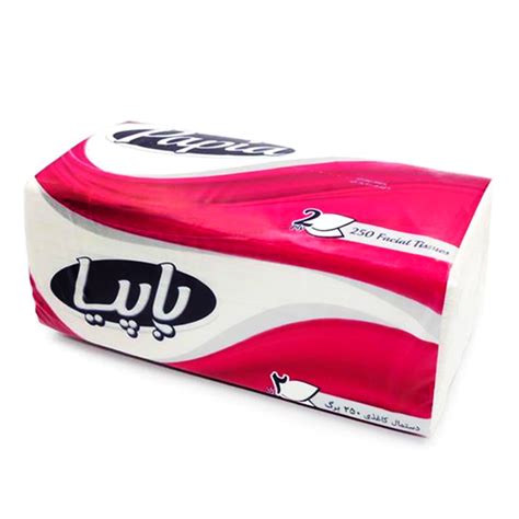 دستمال کاغذی اقتصادی پاپیا بسته نایلونی 250 برگ دولا