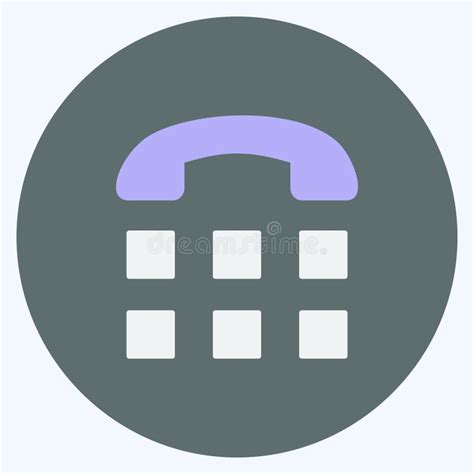 Icon Teletype Suitable For Mobile Apps Symbol Color Mate Style