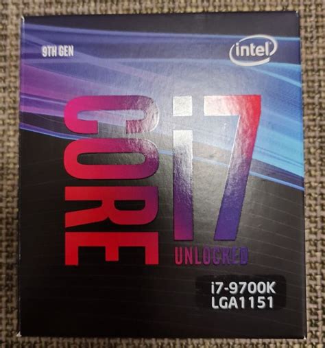 Intel I7 9700k
