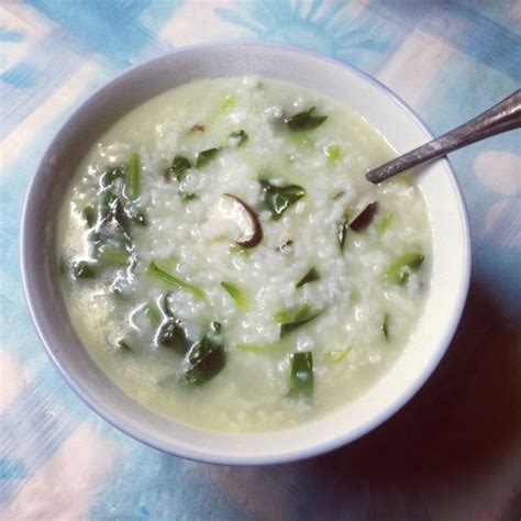 香菇菠菜粥怎么做香菇菠菜粥的做法豆果美食