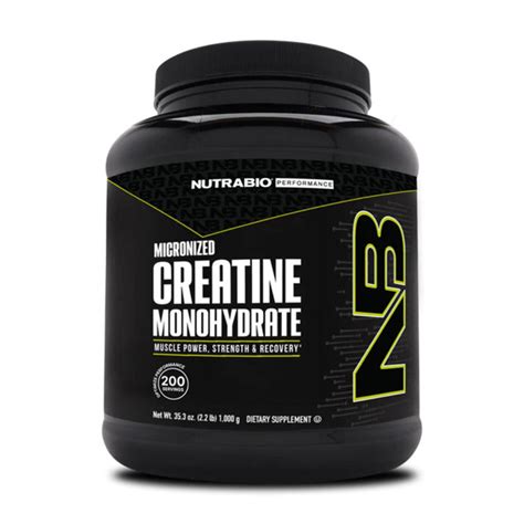 Nutrabio Creatine Monohydrate Supplement 1000 Grams