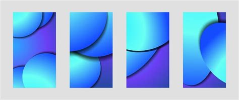 Premium Vector Set Of Collection Abstract Background