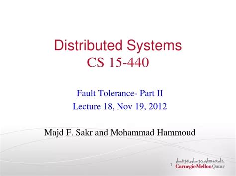 Ppt Distributed Systems Cs 15 440 Powerpoint Presentation Free Download Id8699268