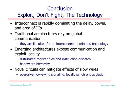 Ppt Interconnect Oriented Architecture And Circuits Powerpoint Presentation Id6390689