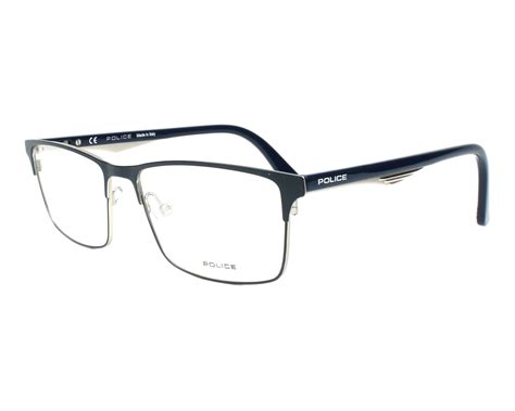 Police Eyeglasses Vpl 599 0502 Blue Visionet