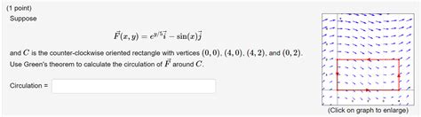 Solved 1 Point Suppose F X Y Ey 5isin X J And C Is The Chegg Com