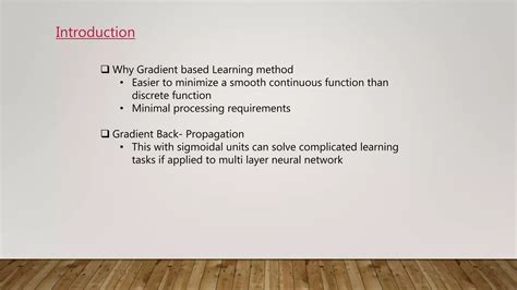 gradient based learning applied to document recognition ppt