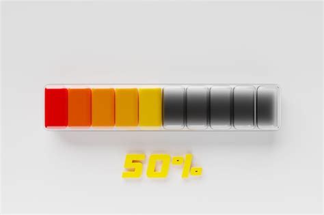 Premium Photo 3d Illustration Of A Bright Instrument Panel Depicting Values From Normal To