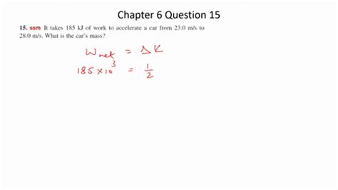Work And Energy Physics Numerade