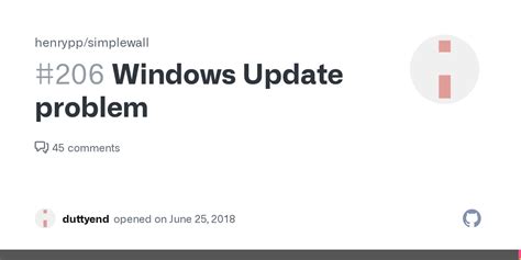 Windows Update Problem Issue Henrypp Simplewall GitHub