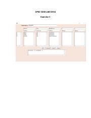 CPSC 1050 Lab Ch16 Docx CPSC 1050 LAB CH16 Exercise 1 Exercise 2 2