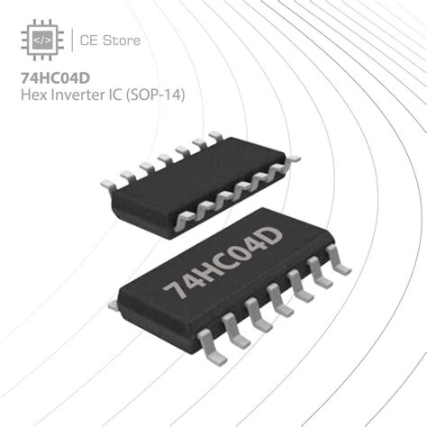 74HC04D Hex Inverter IC SOP 14 CE Store