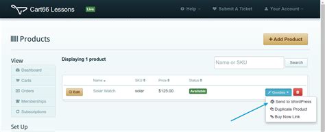 wordpress add to cart button wordpress shopping cart