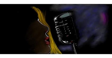 Drawing Of Microphone By Chaching Drawize Gallery