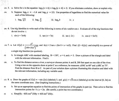 Solved 10 5 A Solve For X In The Equation