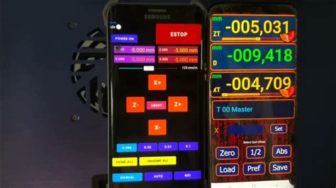 Linuxcnc Android Remote Control Youtube