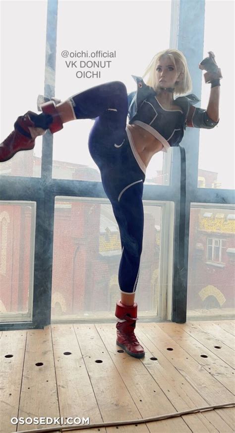 นางแบบ Oichi Oichi ในชุดคอสเพลย์ Cammy White จาก Street Fighter 13
