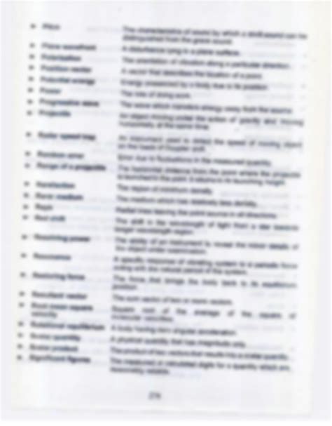 Solution Physics Glossary Studypool