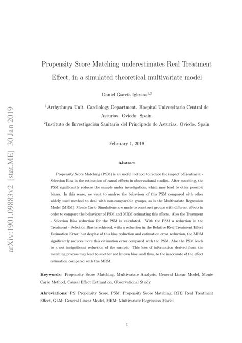 Propensity Score Matching Underestimates Real Treatment Effect In A