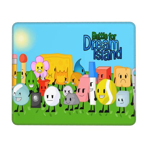 Game Bfdi Battle For Dream Island Mouse Pad Non Slip Rubber Mouse Pad For Computer Laptop Mouse