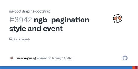 Ngb Pagination Style And Event · Issue 3942 · Ng Bootstrapng