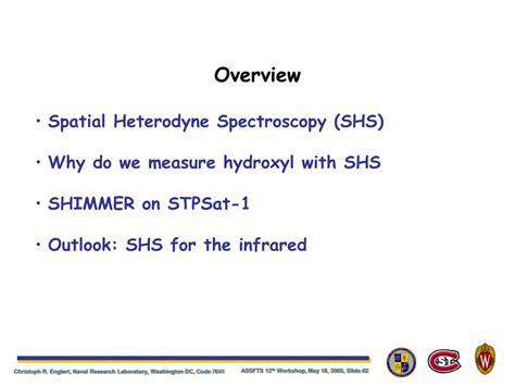 Ppt Spatial Heterodyne Spectroscopy For Atmospheric Remote Sensing Powerpoint Presentation