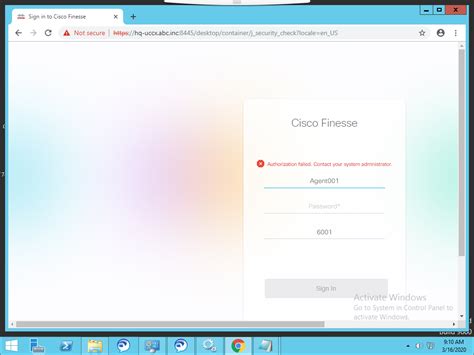 Solved Authorization Failed Of Agent For Cisco Finesse 120 Sandbox Lab And 116 Sandbox Lab