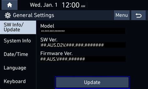 Tap The Update Button