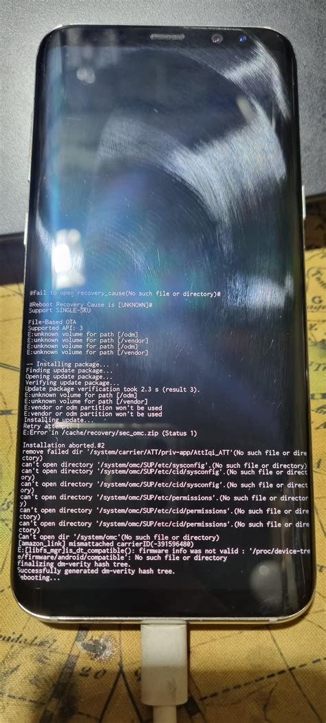 Galaxy S8 Everything Started With Cmdline Parameter Modified And
