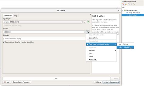 D Assigning Z Values To Depth Curves In QGIS Geographic Information Systems Stack Exchange