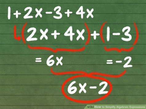 3 Ways To Simplify Algebraic Expressions WikiHow