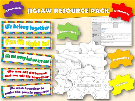 Elsa Support Jigsaw Display And Activity Pack For Belonging Self Esteem Teaching Resources
