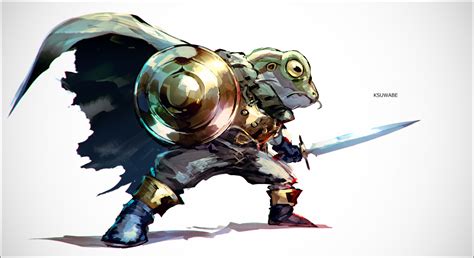 Frog Chrono Trigger Drawn By K Suwabe Danbooru