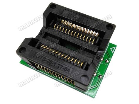Programming Socket For Sop28 To 28pin Breakout With 75mm Ic Width And