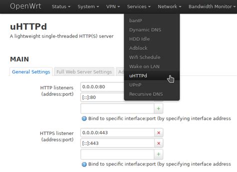 How To Change 80 Port To XXX Network And Wireless Configuration OpenWrt Forum